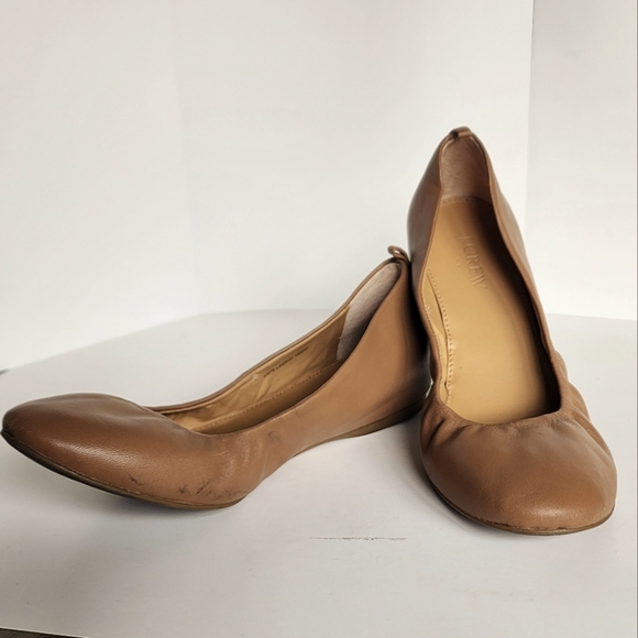 J. Crew | Shoes | J Crew Ladies 85 Leather Ballet Flat | Poshmark
